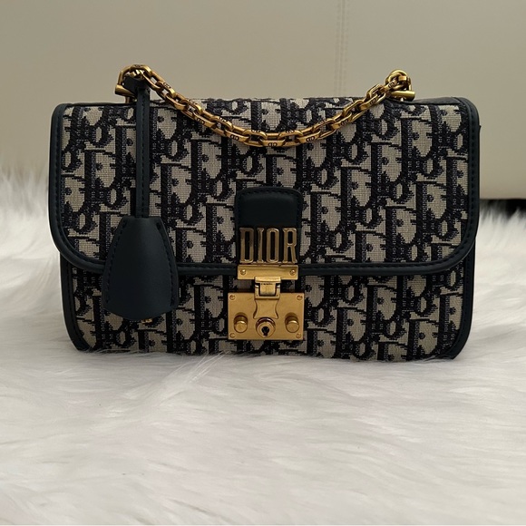 Bags | Cd Crossbody Bag Navy Blue | Poshmark